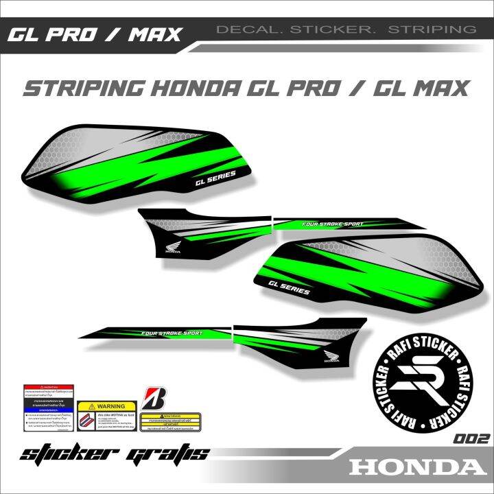 Stiker Motor Keren Yamaha GL Pro / GL Max Variasi 02 | Lazada Indonesia
