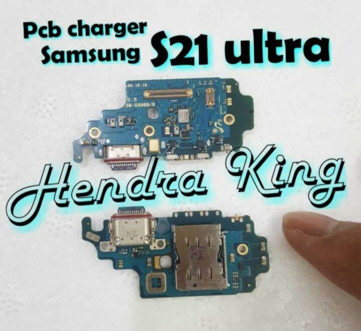 Flexible Pcb Papan Konektor Charger Samsung S21 ultra include ic ...