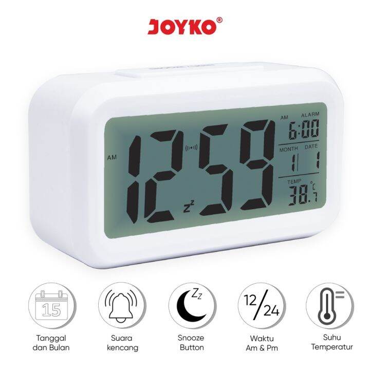 Jam Beker Dering Digital Alarm Clock Joyko ALCL-602D | Lazada Indonesia