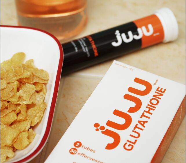 JUJU Glutathione - 1 Tube (15 effervescent tablets) for lighter skin ...