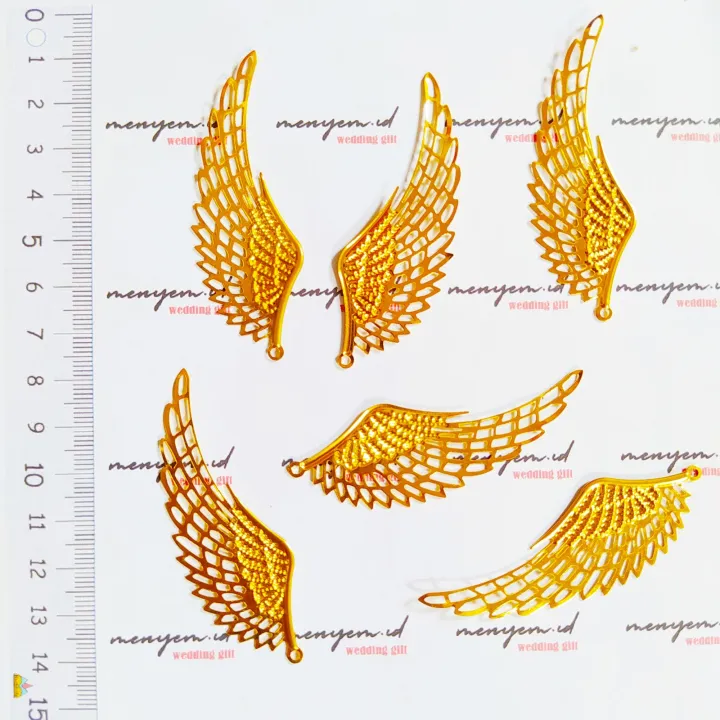 charm sayap lempeng besi hiasan mahar | Lazada Indonesia