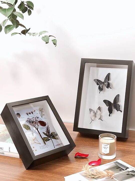 3D Photo Frame 3D Frame Art Hollow Frame Handcraft DIY Decoration Dried ...