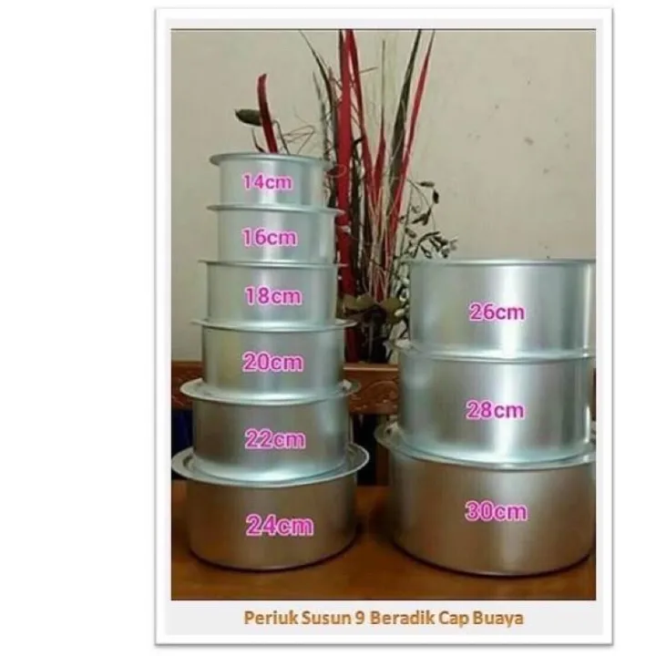 PERIUK CAP BUAYA (PERIUK JIDIN) SIZE 14CM-30CM CAP BUAYA MADE IN ...