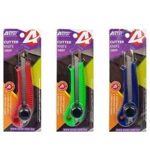 ASTAR CUTTER KNIFE D809 Big 18mm Screw Lock | Lazada