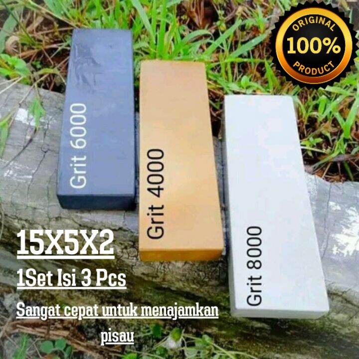 Batu Asah Asli Alam Pisau Dimensi 15x5x2 Alat Asahan Pengasah Pisau Dan ...