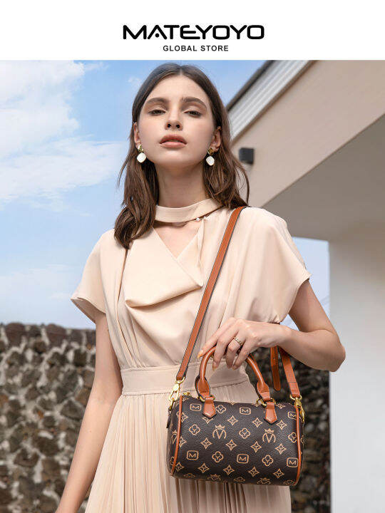 MATEYOYO กระเป๋าสายสะพายข้างกระเป๋าสะพายข้างกระเป๋าสะพายบ่าหนัง PU สุภาพสตรีกระเป๋าถือสตรี ...