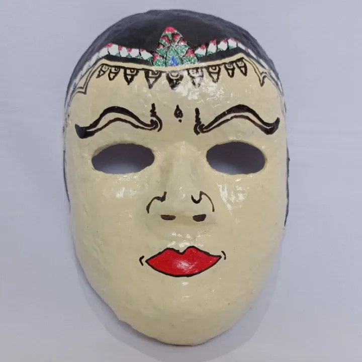 Topeng Nusantara Sekartaji dari Bubur Kertas Koran | Lazada Indonesia