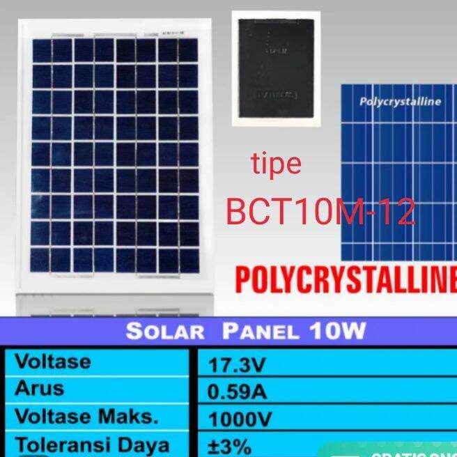 Panel Surya Solar Cell 10Wp | Lazada Indonesia