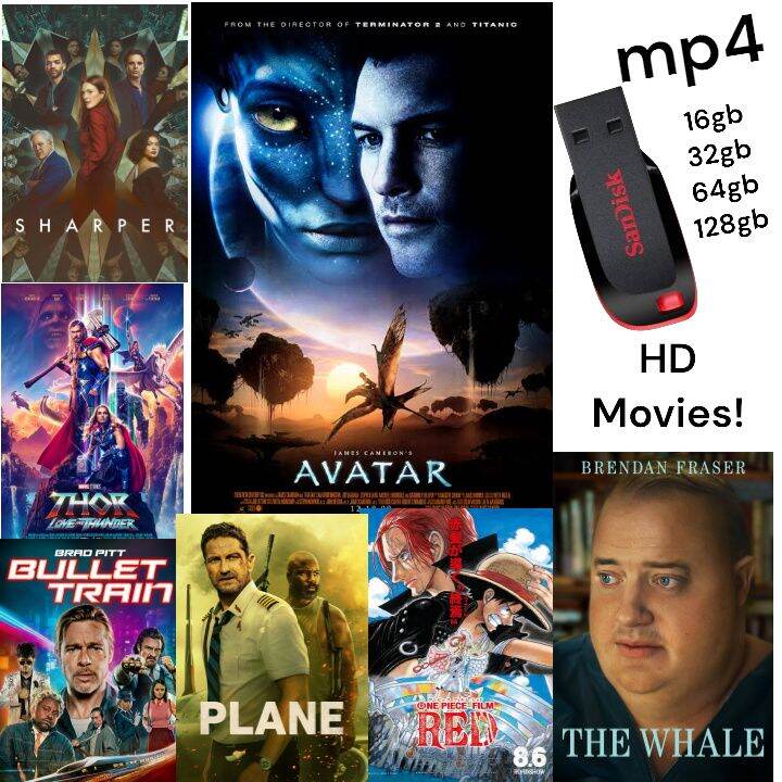 USB Flashdrive with HD Movies | Lazada PH