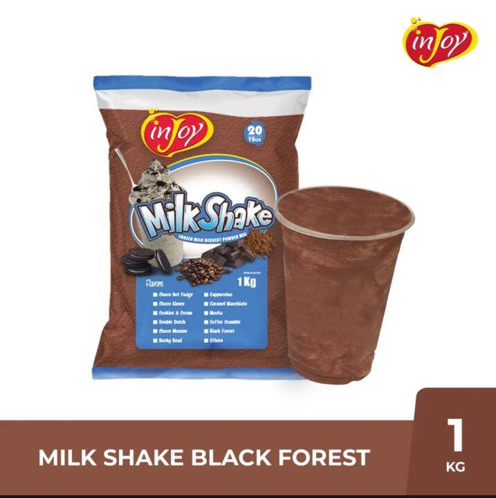 INJOY BLACK FOREST MILKSHAKE | ICE CANDY POWDER | SHAKE POWDER (1KG ...