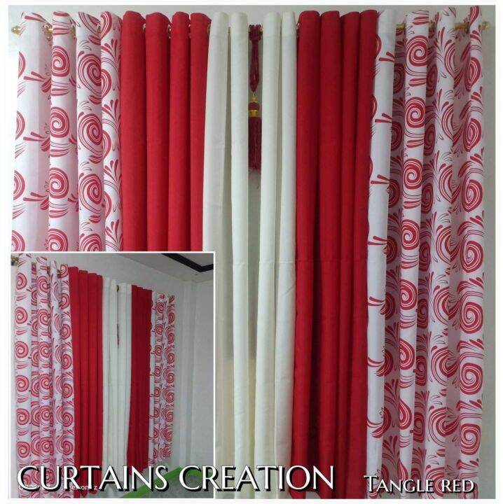 6ft Ring Curtain Tangle Design Ring Curtain | Lazada PH