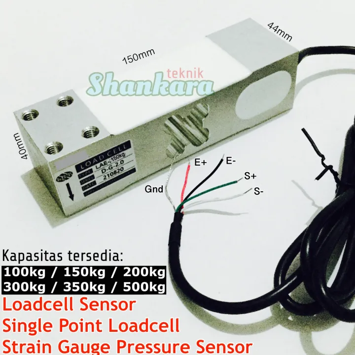 Strain Gauge Pressure sensor Loadcell 150mm x 44mm x 40mm 100kg 150kg 200kg 300kg 350kg 500kg ...