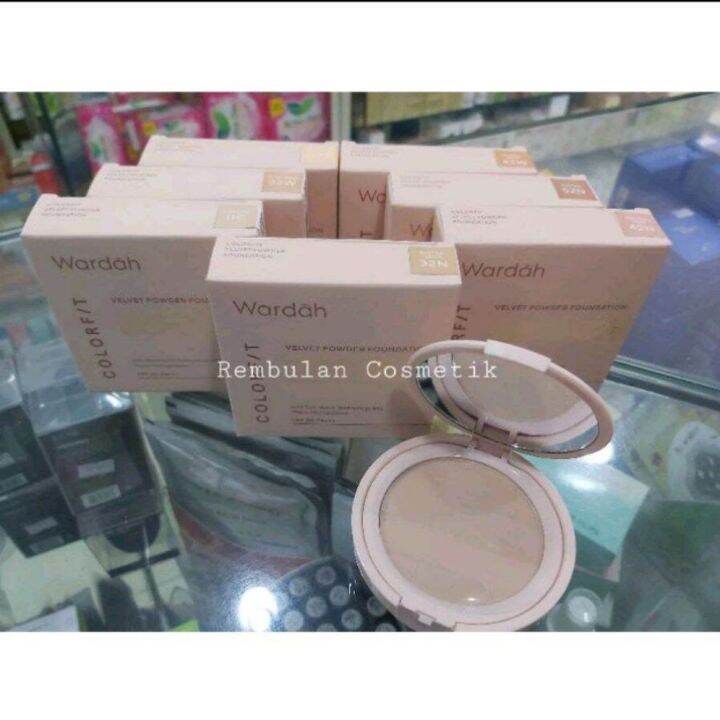 Wardah Colorfit Velvet Powder Foundation SPF 20 | Lazada Indonesia