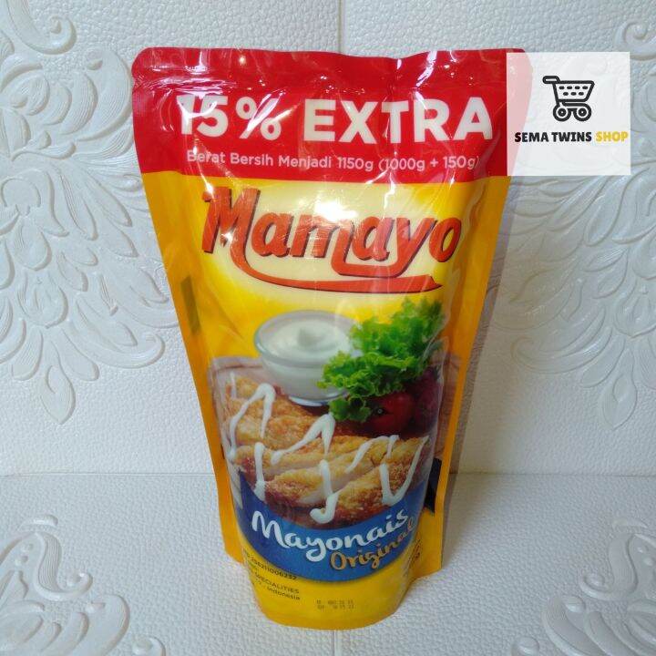 MAMAYO Mayonaise 1kg + 150g / Mayonais Original / Mayones Saus Mayo ...
