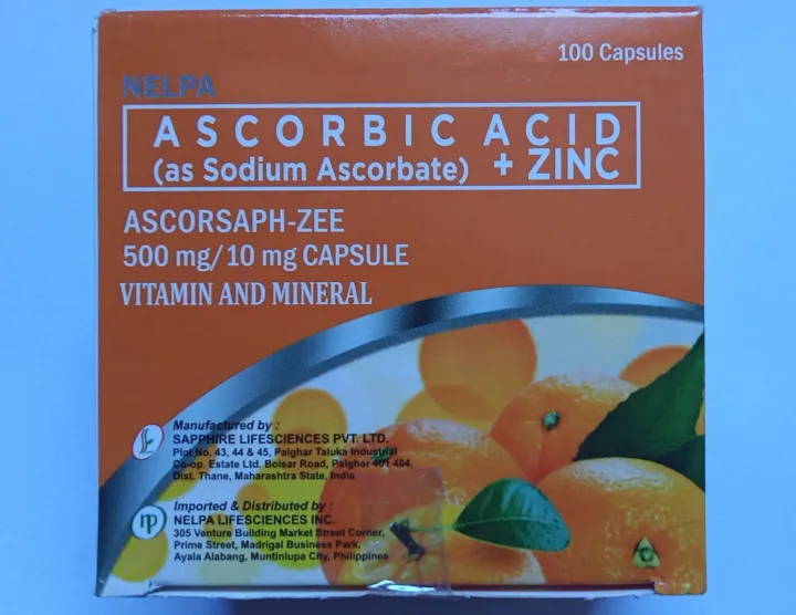 Ascorbic Acid (Sodium Ascorbate) + Zinc | Lazada PH