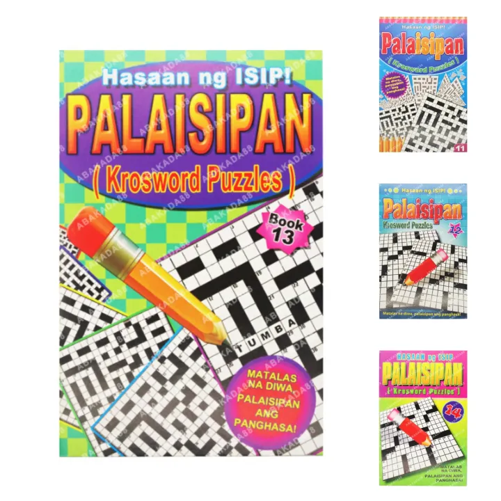 Palaisipan Krosword Puzzles Crossword Tagalog | Lazada PH