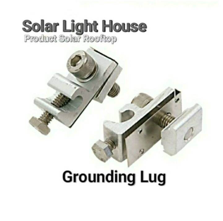 Grounding Lug คลิปล็อกยึดสายกราวน์ อุปกรณ์.SOLAR CELL | Lazada.co.th