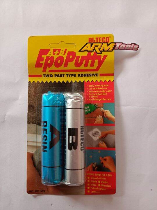lem epo putty alteco / epo putty / lem porting lem kapal 100gram ...
