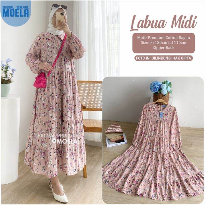 Labua midi ld 110 by original moela berlabel | Lazada Indonesia