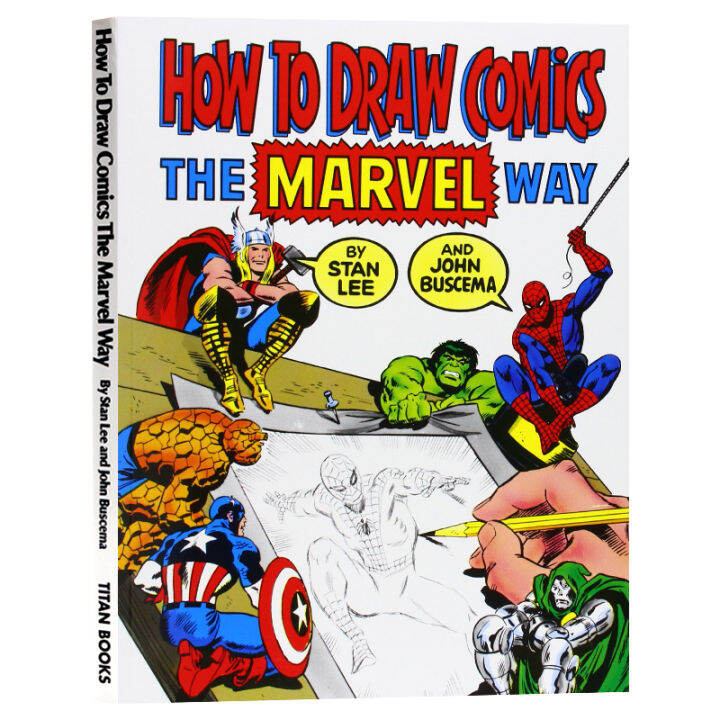milumilu How to Draw Comics the Marvel Way Drawing Design English Book ...