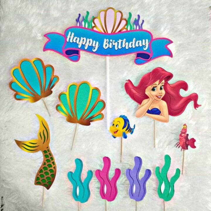 Little Mermaid Cake topper | Lazada PH