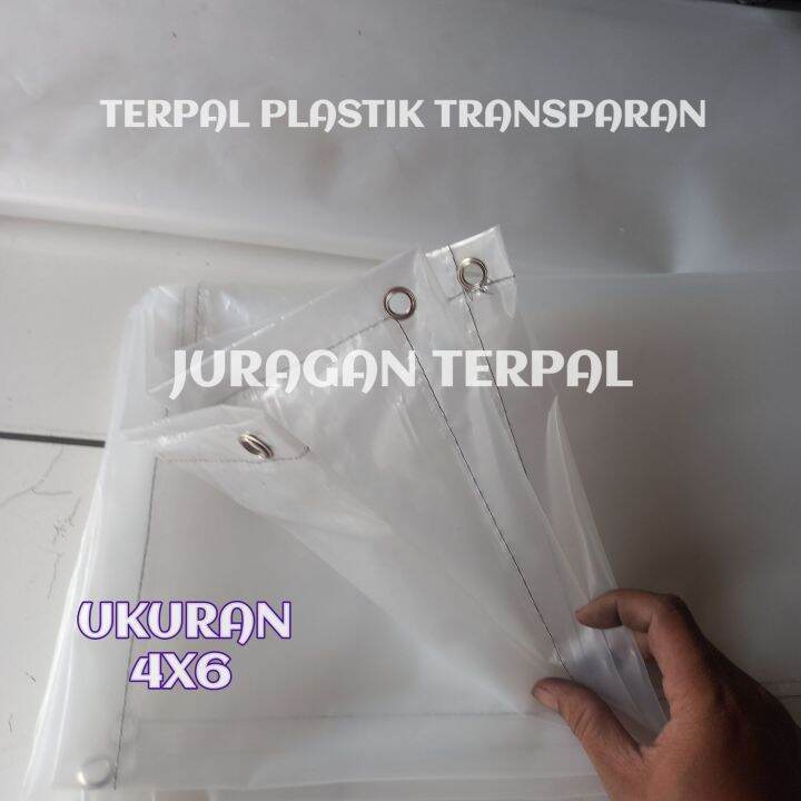 terpal plastik bening transparan ukuran 4x6 | Lazada Indonesia