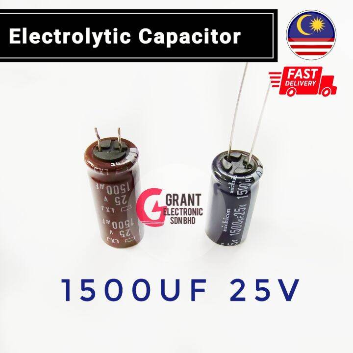 Electrolytic Capacitor 1500uf 25v Ecap Condenser | Lazada