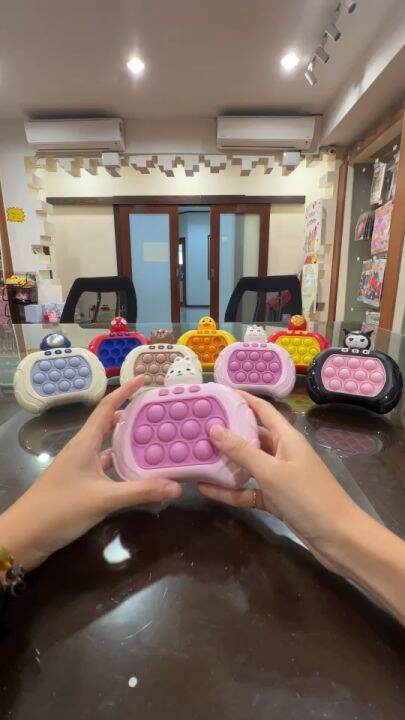 Quick push game console pop it whack-a-mole electronic toy speed fast ...