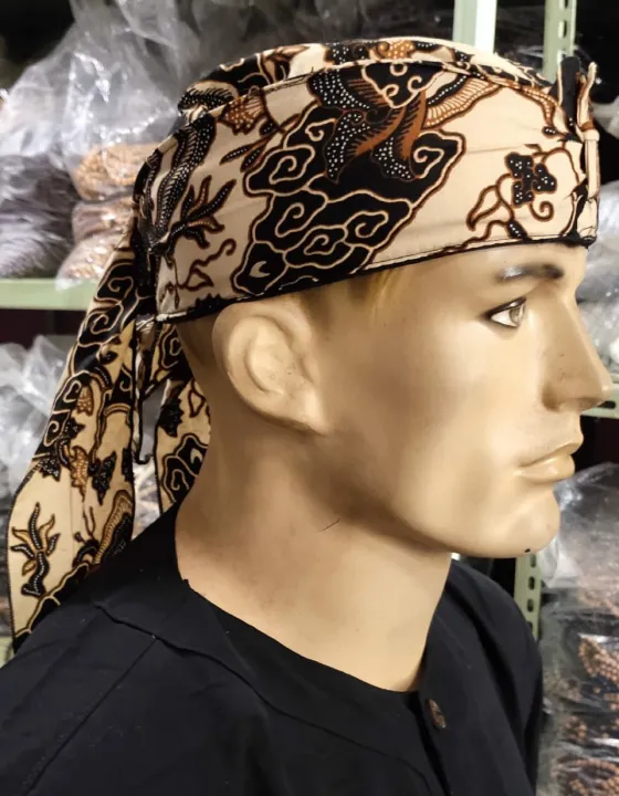 Ikat Kepala Tradisional, untuk kesenian, acara adat khas Jawa Sunda model batik, udeng, topong ...