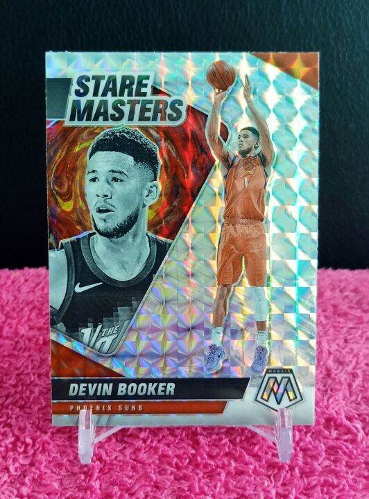 NBA Cards Devin Booker Phoenix Suns Mosaic Stare Masters Insert Silver ...