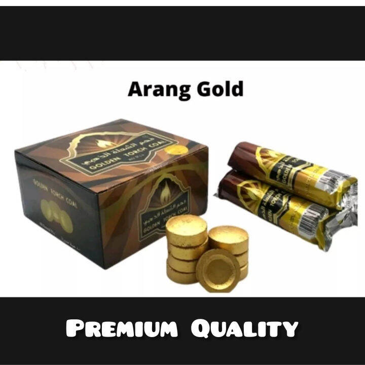 Arang Bukhoor Gold Charcoal Bukhoor Gold Arang Bakhoor Gold Charcoal ...