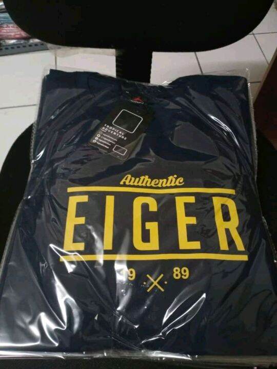 kaos Eiger enak di pakai keren di pakai bahan adem banget | Lazada ...