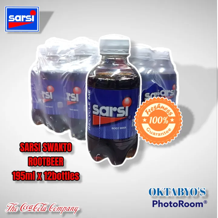 SARSI ROOTBEER SWAKTO 195 ml x 12bottles - GUARANTEED FRESH PRODUCTS ( LONG SHELF LIFE) | Lazada PH