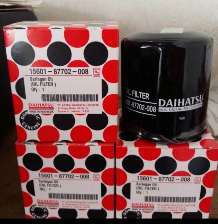 FILTER OLI AVANZA XENIA GRAN MAX TERIOS RUSH ORIGINAL | Lazada Indonesia