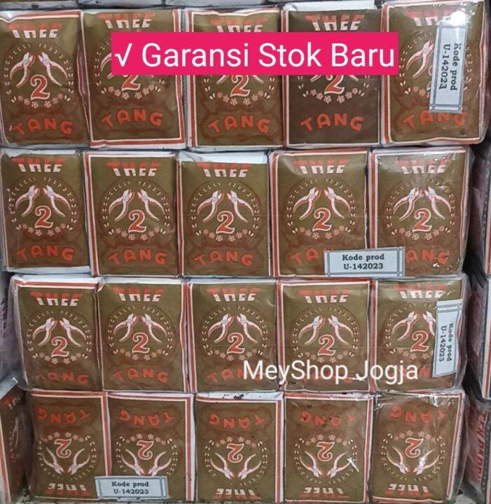 TEH 2 TANG HIJAU TUBRUK WANGI MELATI 40 DAN 80 GRAM | Lazada Indonesia