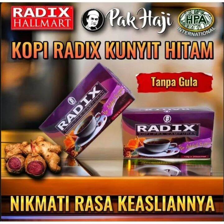 RADIX KUNYIT HITAM TANPA GULA | Lazada