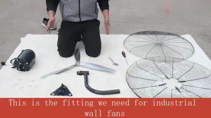 Industrial Fan 30 Inch Large wall Fan High power 320W 3 Speed Wall Fan ...