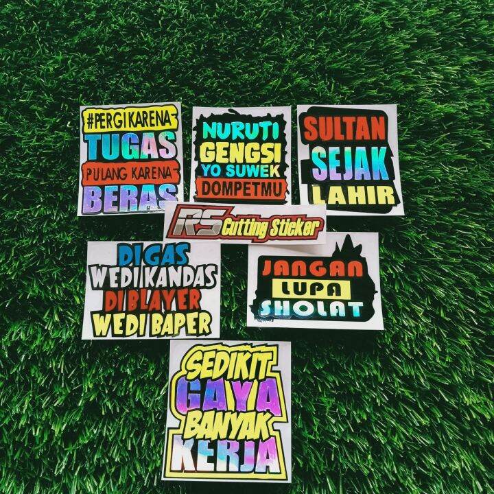 sticker cutting kata-kata | Lazada Indonesia