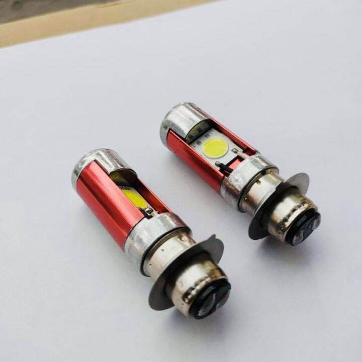 2 Bóng Đèn led chân m5 cho xe đời cũ sử dụng 2 bóng wave, jupiter ...