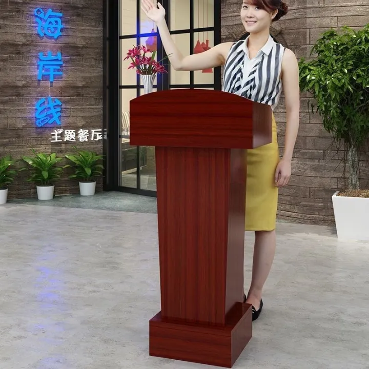 Teacher's Platform Speaker Simple Speaking Desk Information Desk ...