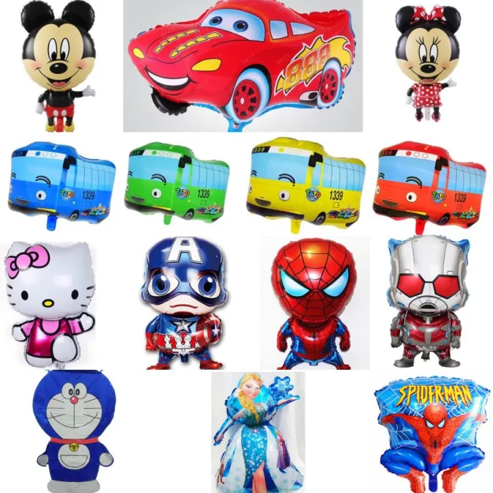 Balon foil karakter / balon karakter lucu / balon ulang tahun karakter ...