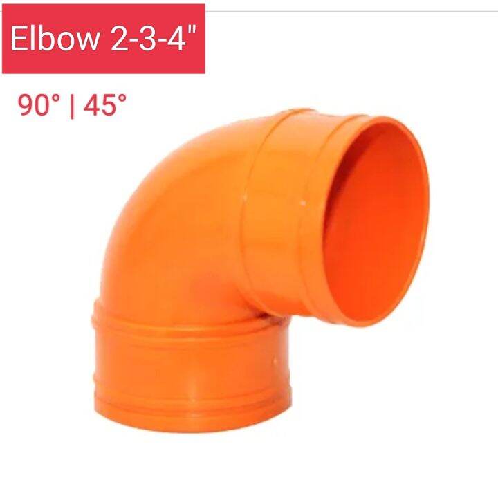 Per /Pcs PVC Fittings Orange Elbow 2/3/4" inch 45° 90° | Lazada PH
