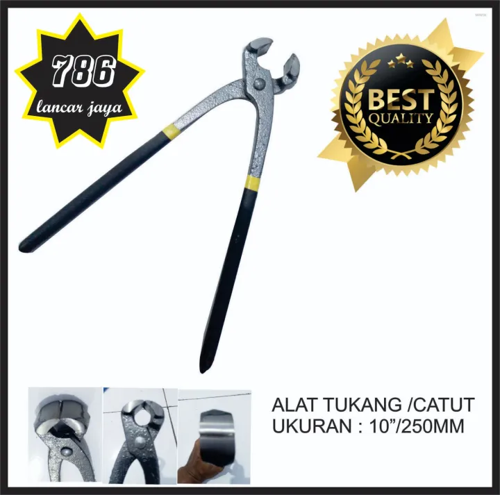786 Promo tang catut murah ukuran 10 " alat tukang bangunan catut gegep ...