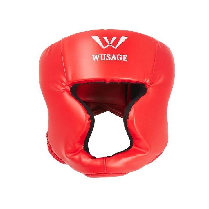 WUSAGE หมวกเทควันโด MMA พร้อมรูระบายอากาศสำหรับการต่อสู้คาราเต้เทควันโด ...