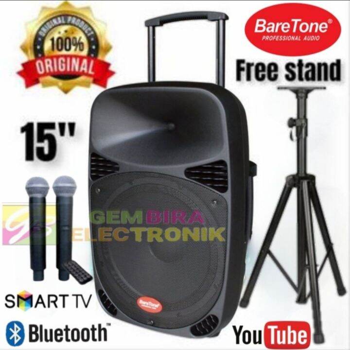 Speaker Portable Wireless Meeting BareTone MAX15 MHWR 15 inch Original ...