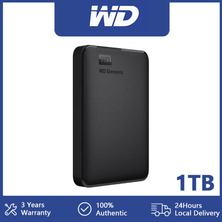 Western Digital WD 2TB 1TB External Hard Drive Storage HDD Enclosure ...