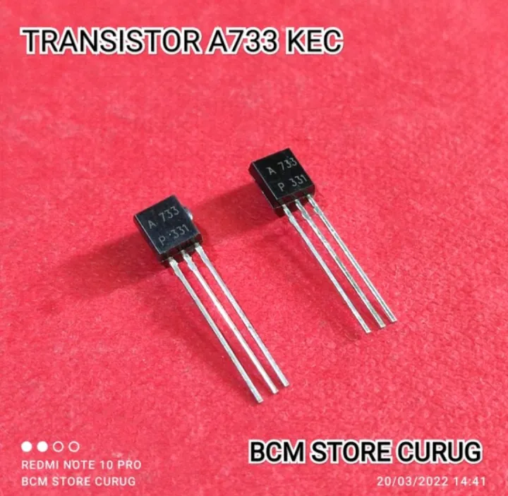 10 BUAH TRANSISTOR 2SA733 A733 TO-92 0.15A 50V PNP | Lazada Indonesia