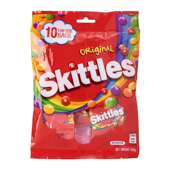 Skittles 10 Fun Size Bags 150g | Lazada PH