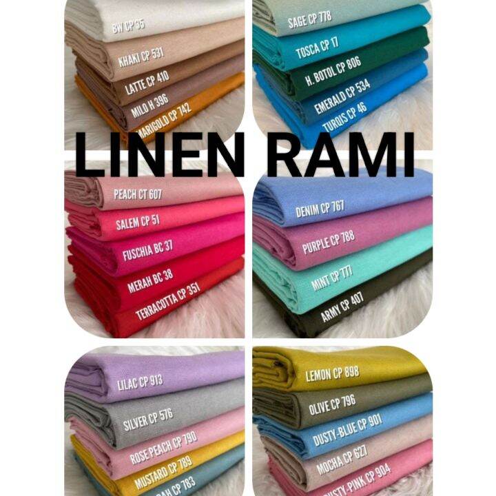 Katun Linen Rami Premium | Lazada Indonesia