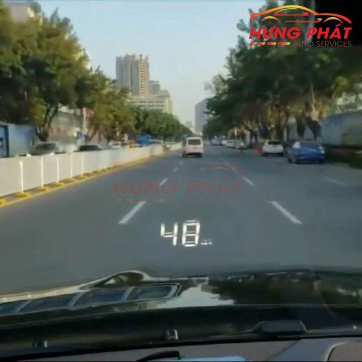 Màn Hình Hắt Kính HUD M7, Hiển Thị Tốc Độ Và Cảnh Báo Tốc Độ Ô Tô, Xe Hơi Cắm Cổng OBD2 + USB ...
